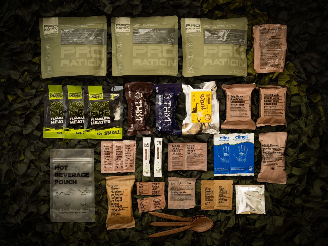Pro-Ration Ultimate Tactical Rations FULL DAY menu I | TacDane