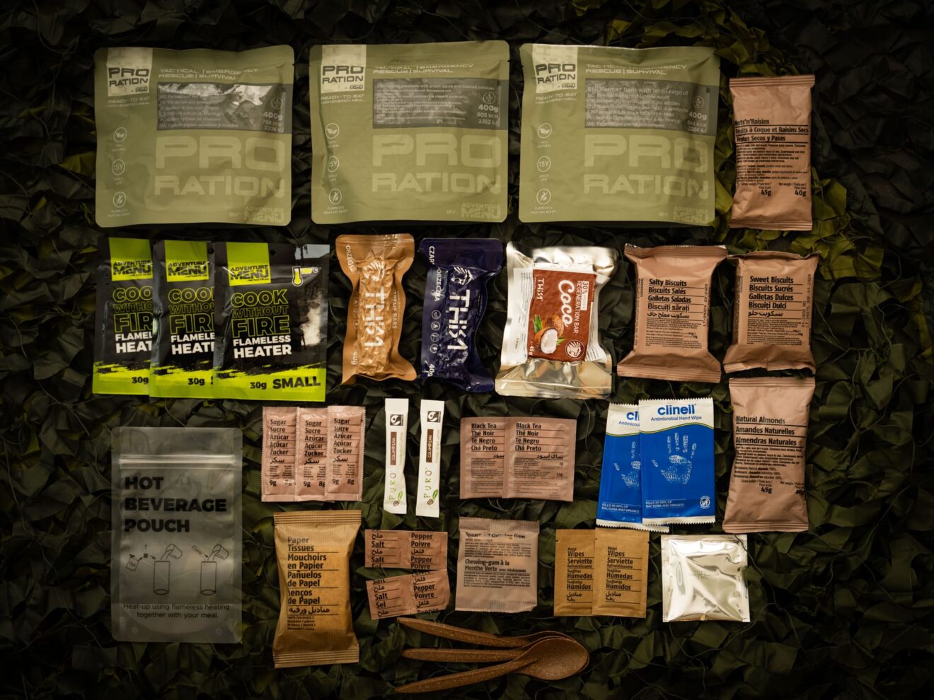Pro-Ration Ultimate Tactical Ration FULL DAY MENU III - Tacdane