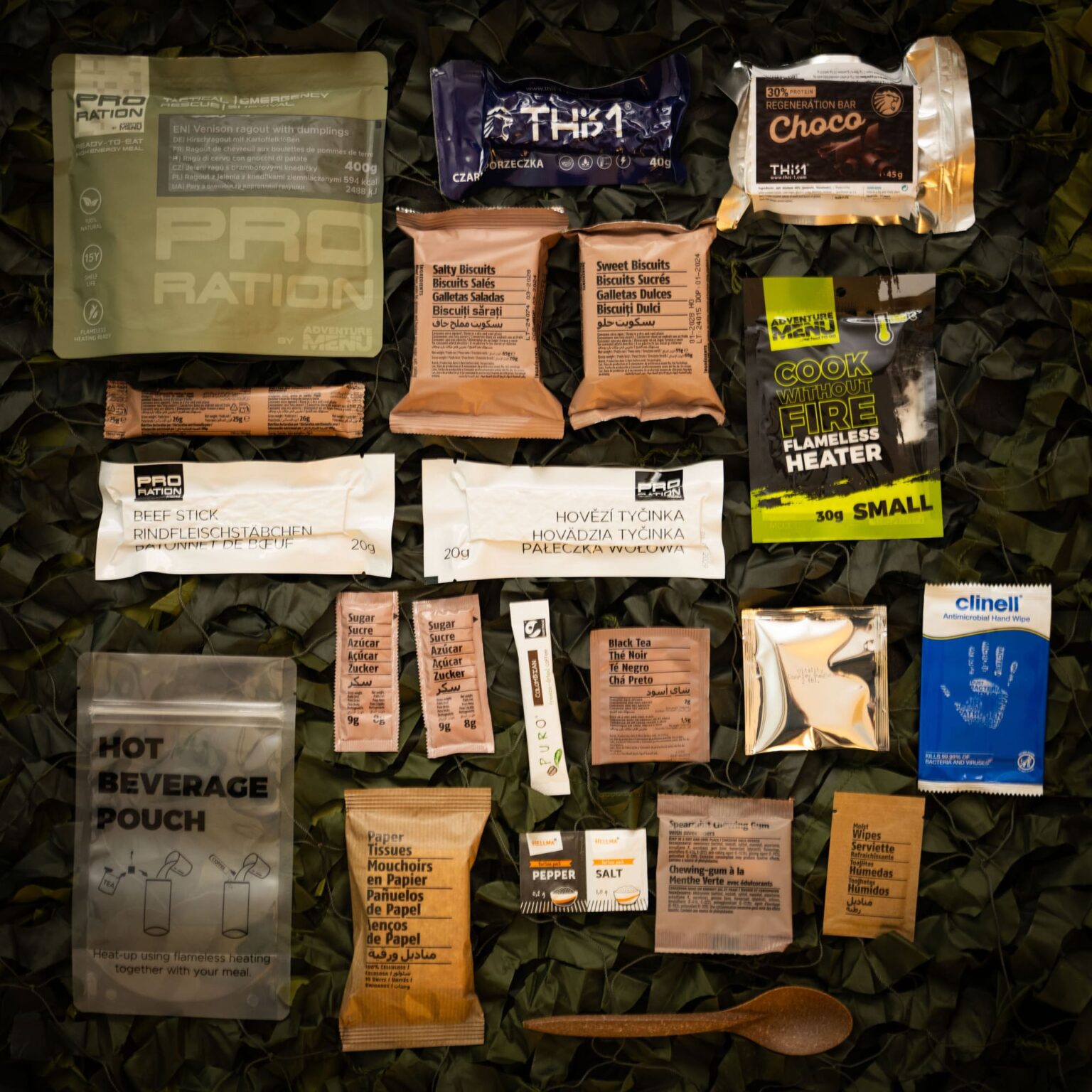 Pro-Ration Ultimate Tactical Ration HALF DAY MENU IV | TacDane